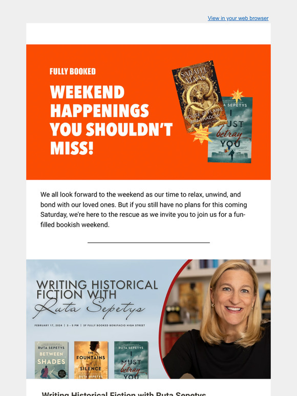 Fully Booked: Weekend Happenings You Shouldn't Miss | Milled