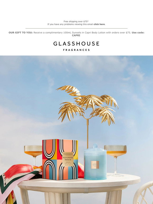 Glasshouse Fragrances: This inspired-by scent will take you there. | Milled