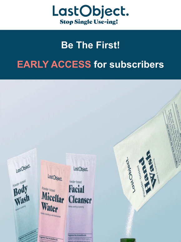 LastObject: Be the first! Early access for subscribers | Milled