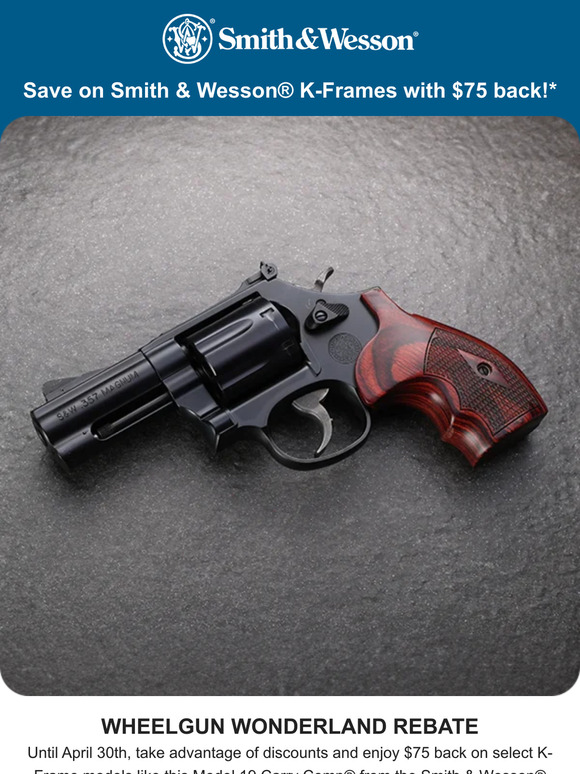 Smith & Wesson: Get $75 Back on K-Frames! | Milled