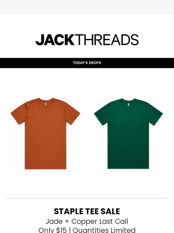 Jack Threads Email Newsletters: Shop Sales, Discounts, and Coupon Codes