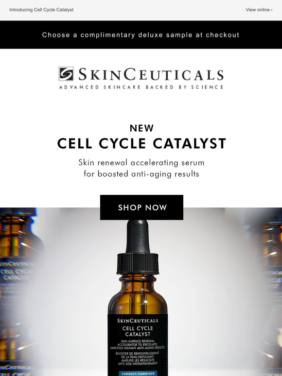 Skinceuticals: New launch! Introducing Cell Cycle Catalyst | Milled