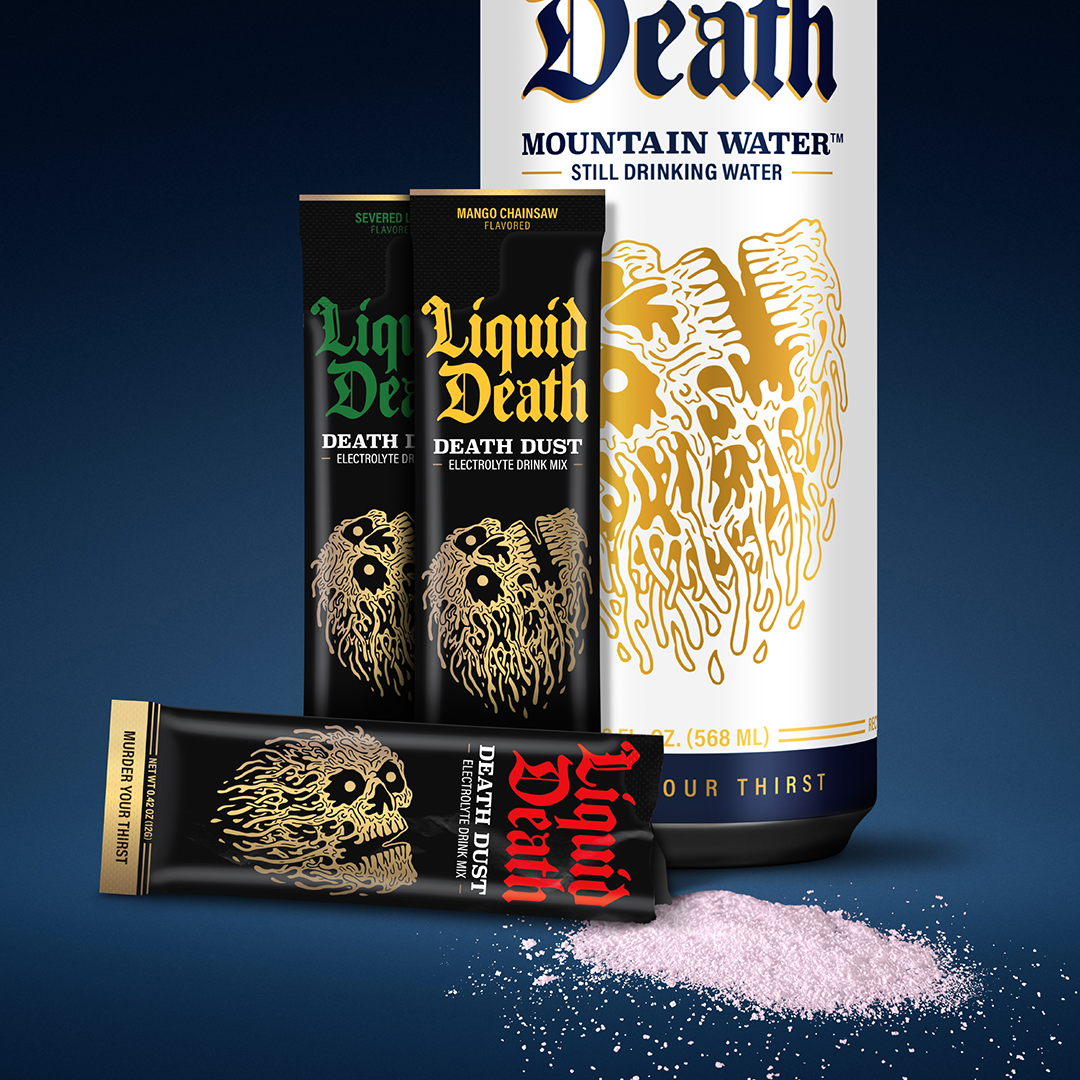 Liquid Death: New from Liquid Death: Death Dust | Milled