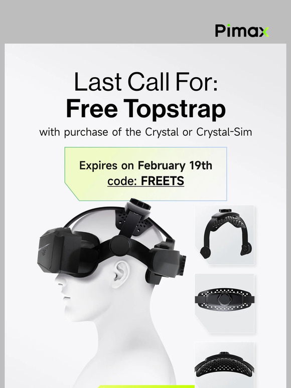 Pimax: Topstrap Last Call! | Sim-Racing Updates: Set Up for IRacing ...