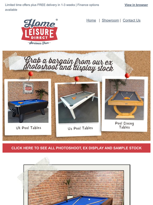 Home Leisure Direct: Rack 'Em Up! Huge Savings on Pool Tables in Our ...