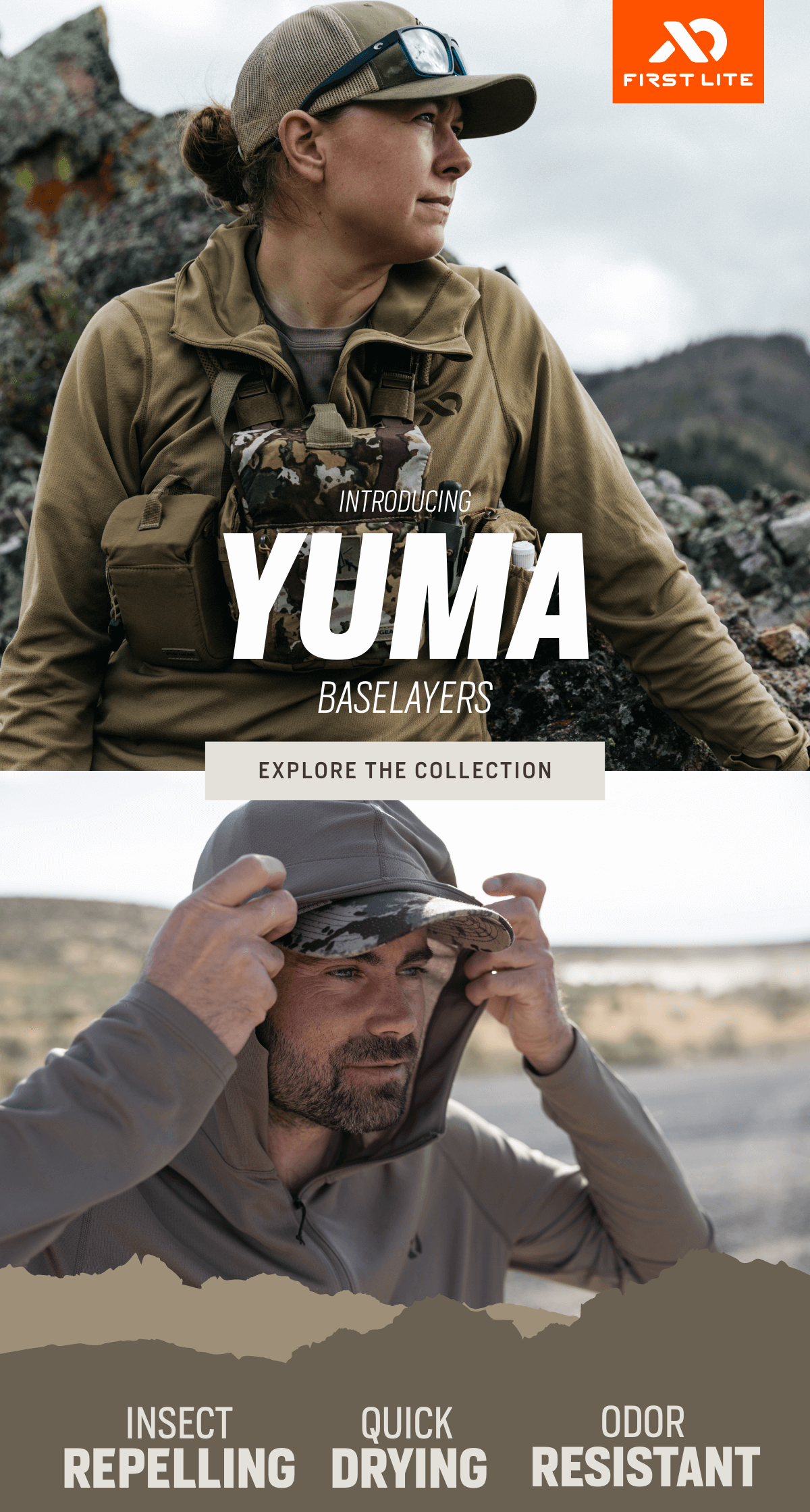 First Lite: New: Yuma Baselayers | Milled