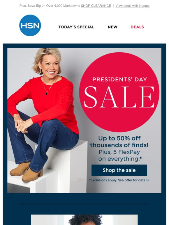 HSN Email Newsletters: Shop Sales, Discounts, and Coupon Codes