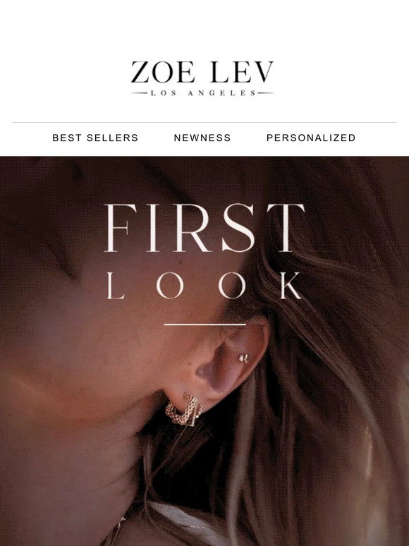 Zoe Lev Jewelry: FIRST LOOK | 14K Gold Woven Stud Earrings | Milled