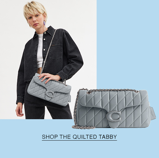 Coach: Introducing our new ultra-plush Quilted Tabby. | Milled