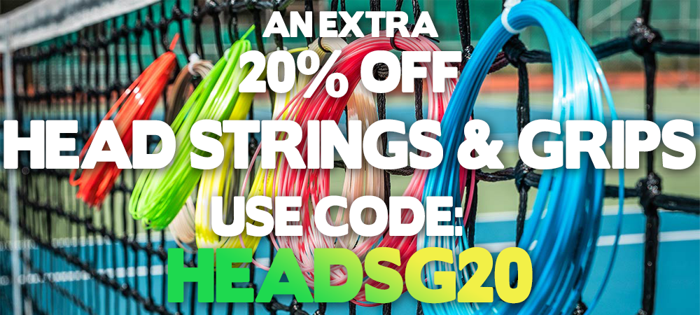 Stringers' World: An extra 20% off Head strings & grips! | Milled