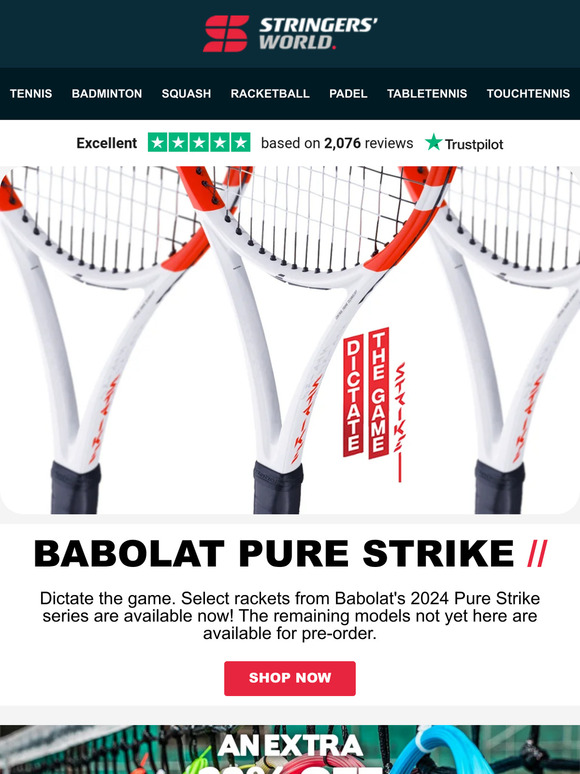 Stringers' World: An extra 20% off Head strings & grips! | Milled