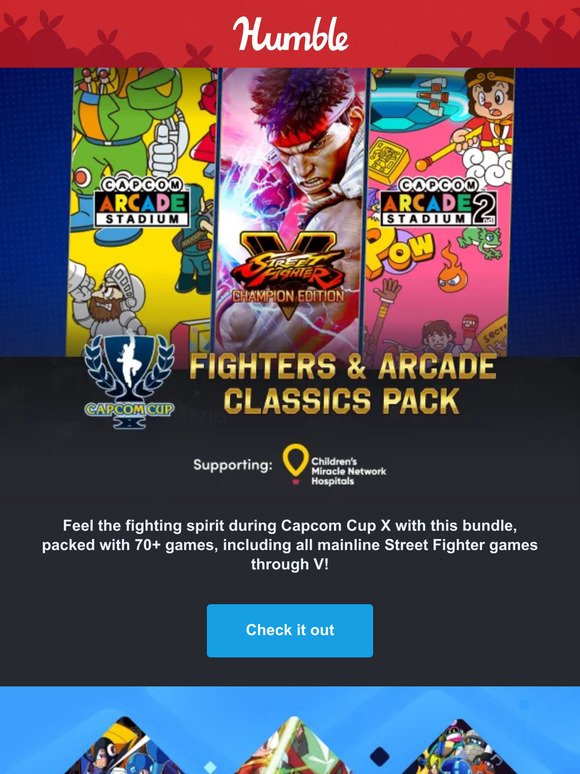 Humble Bundle: Celebrate Capcom Cup X with 2 amazing bundles! Street Fighter, Mega Man & more 👊 ...