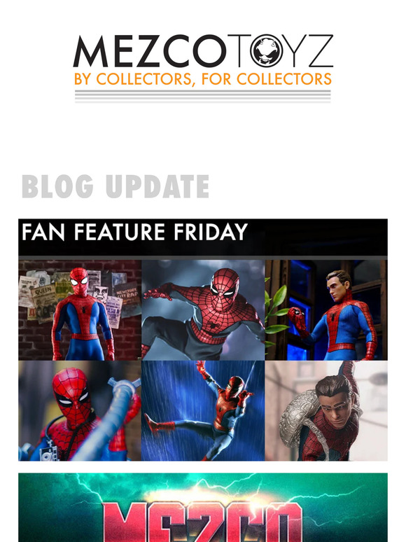 Mezco Toyz: The Amazing Spider-Man wall-crawling into Fan Feature ...