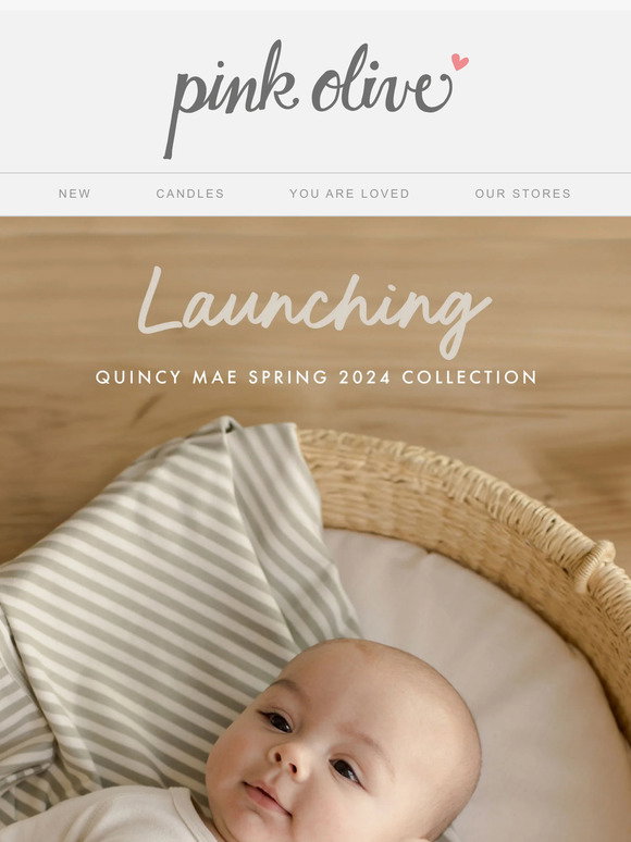 Pink Olive: Launching Quincy Mae Spring 2024 Baby Collection 🐣 | Milled