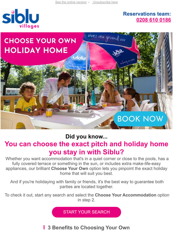 Siblu: The only holiday parks where you can Choose Your Own! | Milled