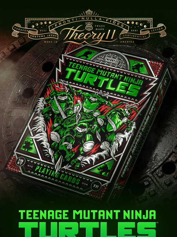 Theory11: 💥 Teenage Mutant Ninja Turtles Playing Cards 💥 | Milled