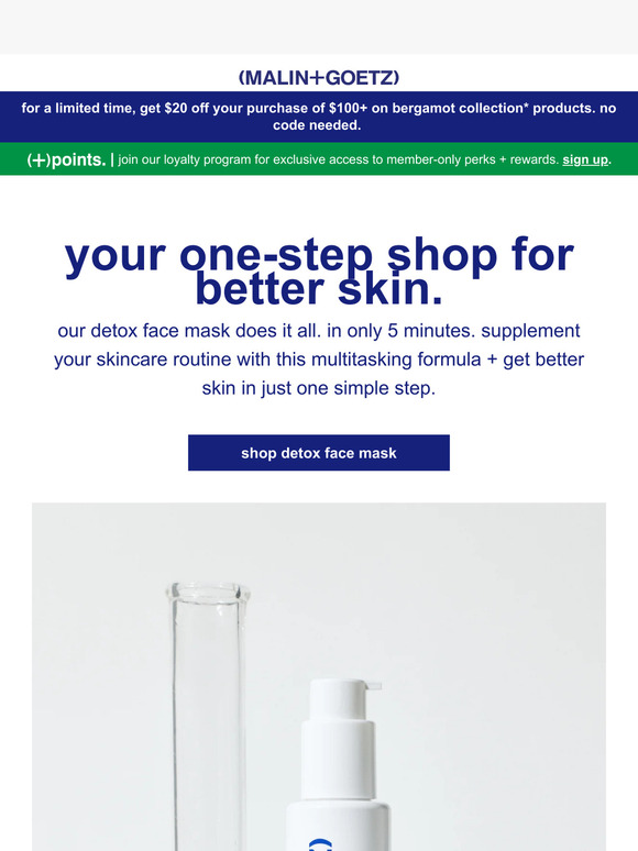 Malin+Goetz: one face mask that does it all. | Milled