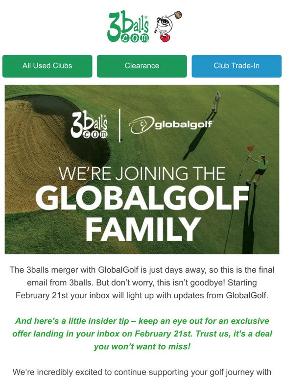 3balls: 👋 Final Farewell from 3balls - Get Ready for the GlobalGolf Era ...