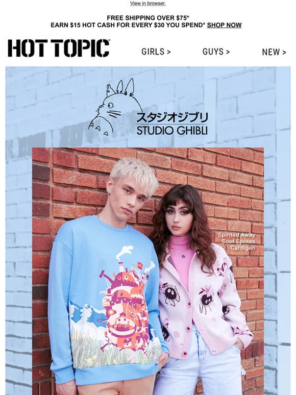 Hot Topic: A new Studio Ghibli collection perfect for spring 🌱🌸 | Milled