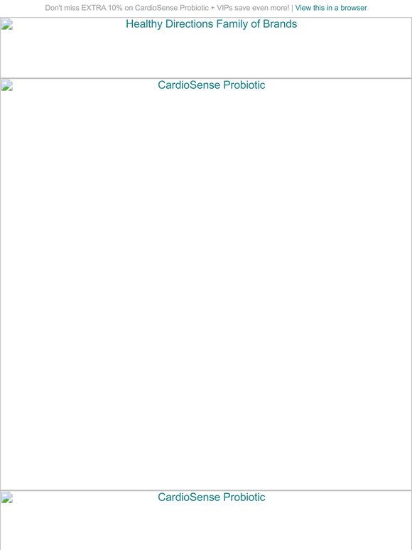 Healthy Directions: Click here for the probiotic of ALL heart healthy ...