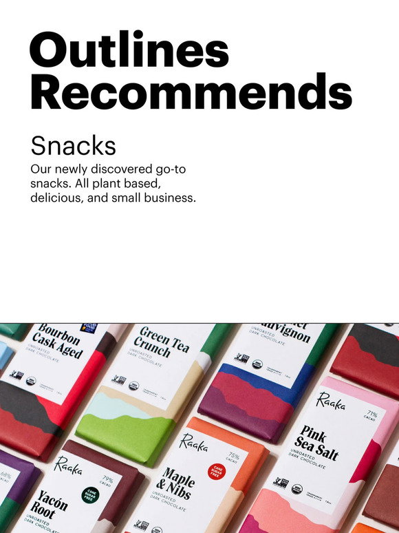 Outlines: Outlines Recommends :: Snacks | Milled
