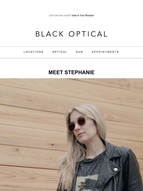 Black Optical: Explore style with Stephanie | Milled