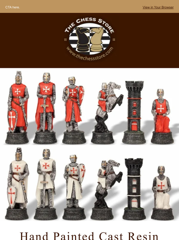The Chess Store: Hand Painted Theme Chess Pieces & Sets Back in Stock ...
