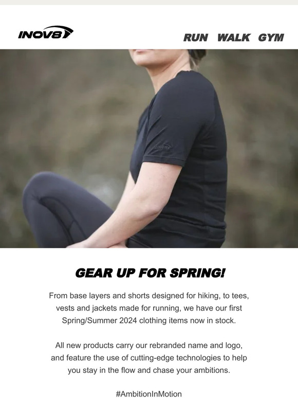 inov-8: Just landed! New run & hike clothing now in stock | Milled