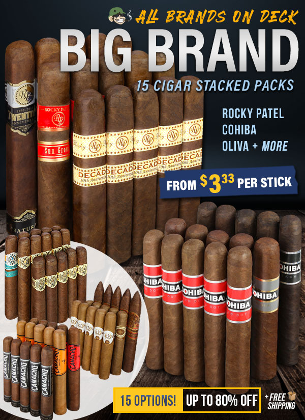 Cigar Page: Stacked Packs are back, new Big Brand Edition | Milled