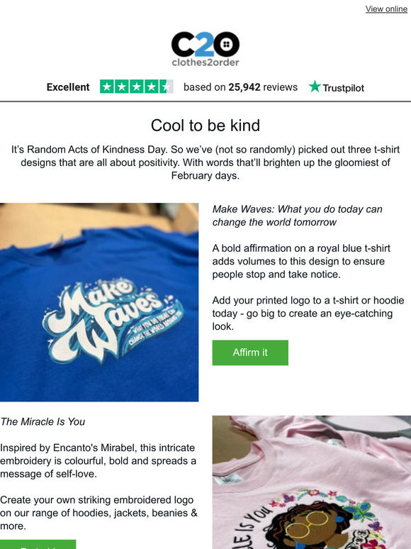 Clothes2Order: Inspiring designs to brighten up your day 💌 | Milled