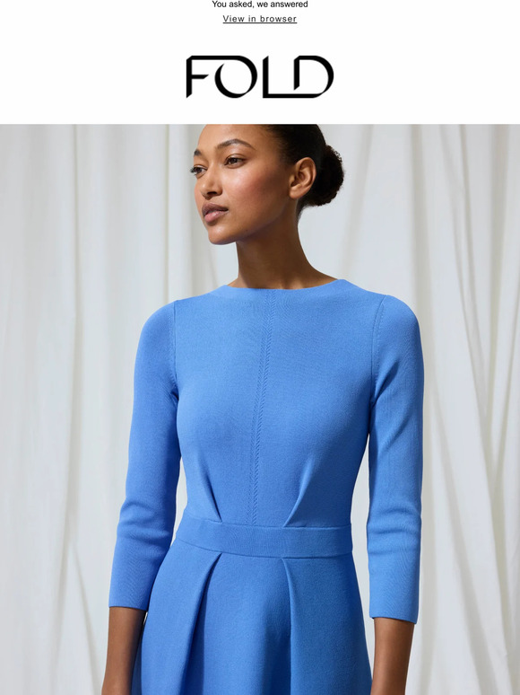 The Fold: Our most flattering dress, reimagined | Milled