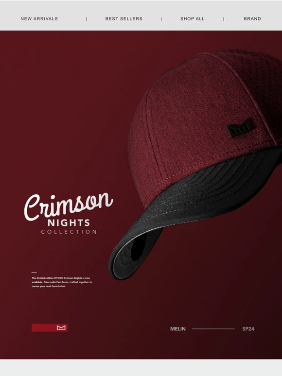 Melin: Introducing: The Crimson Nights Collection | Milled