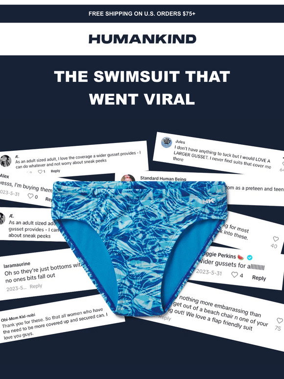 Humankind Swim: Introducing: The Swim Brief | Milled
