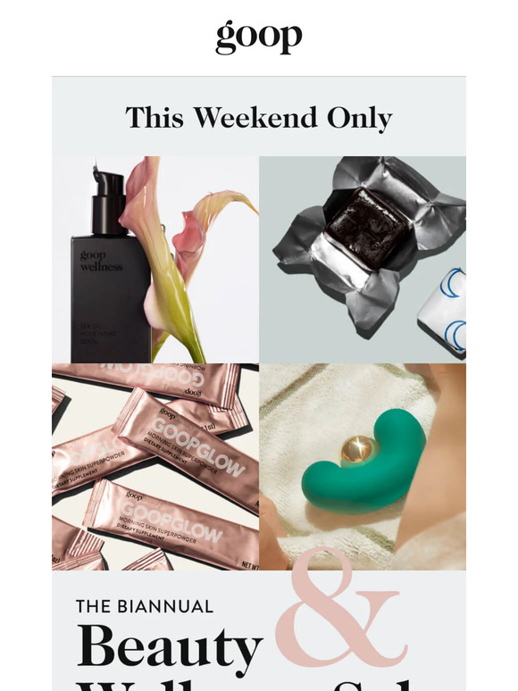 goop Email Newsletters: Shop Sales, Discounts, and Coupon Codes