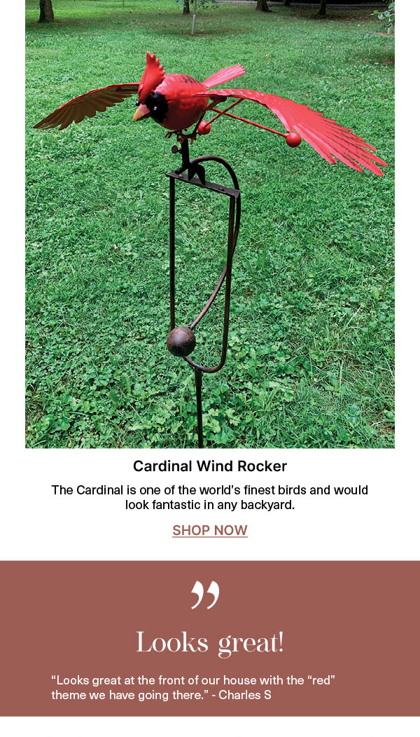 Sporty's Pilot Shop: Cardinal Wind Rocker back in stock | Milled