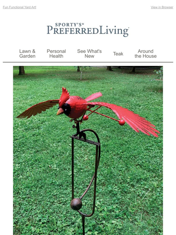 Sporty's Pilot Shop: Cardinal Wind Rocker back in stock | Milled