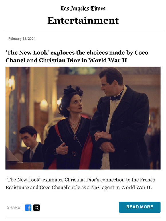 Los Angeles Times: 'The New Look': Chanel, Dior and World War II | Milled