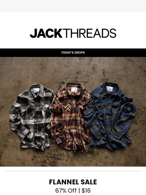 Jack Threads Email Newsletters: Shop Sales, Discounts, and Coupon Codes