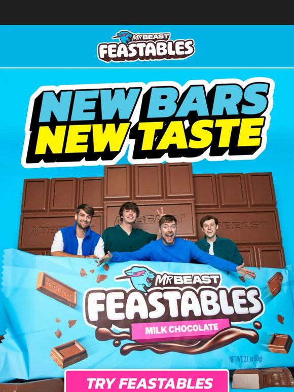 Feastables: OUR BARS GOT AN UPGRADE | Milled