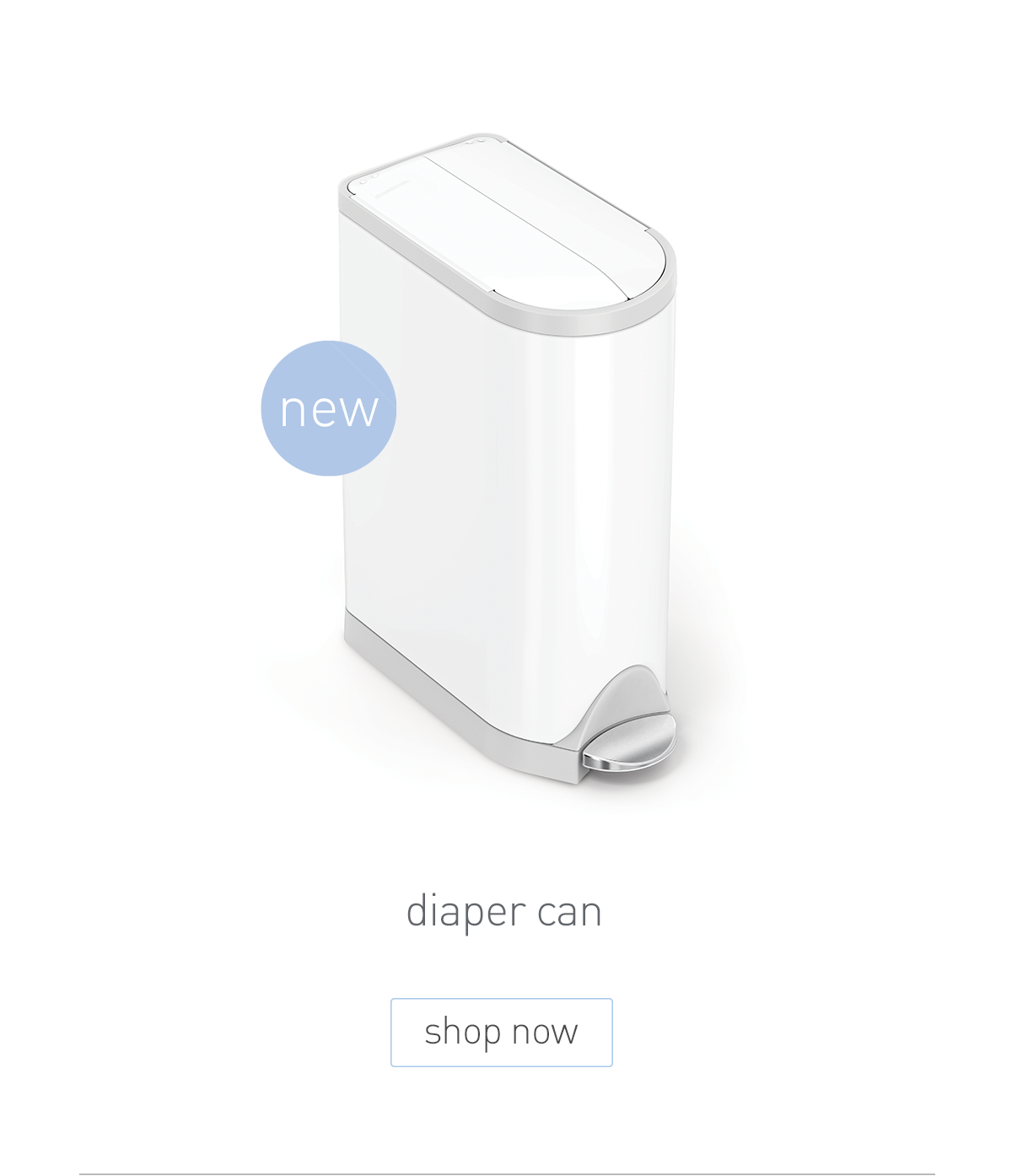 simplehuman: Introducing our all-new diaper can | Milled