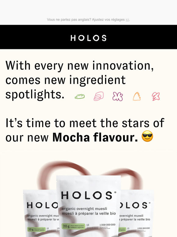 HOLOS Foods Inc.: Meet the star ingredients of our new Mocha flavour 😎 ...
