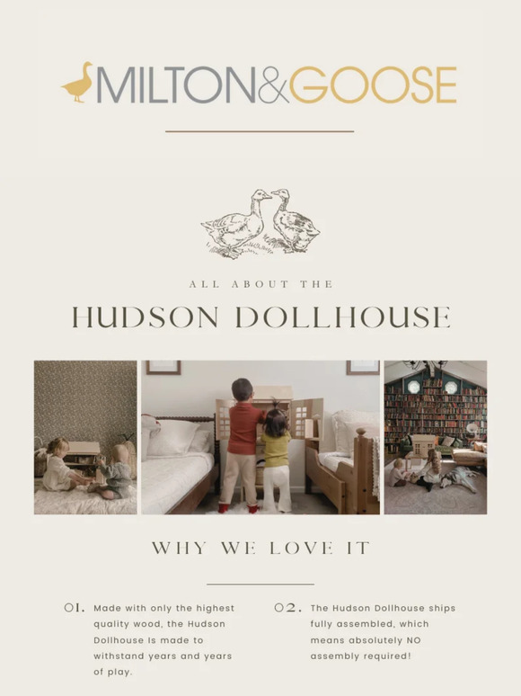 Milton & Goose: All About the Magical Hudson Dollhouse 🏠 | Milled