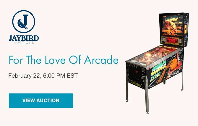 LiveAuctioneers: Jaybird Auctions | For The Love Of Arcade | Milled