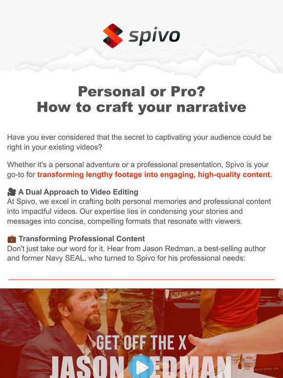 Spivo: How to transform an epic story | Milled