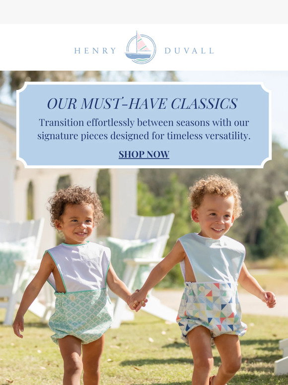 Henry Duvall Limited: Explore Our Classics Collection 💙 | Milled
