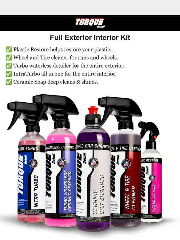 Torque Detail: BRAND NEW KITS! Save 36% Off | Milled