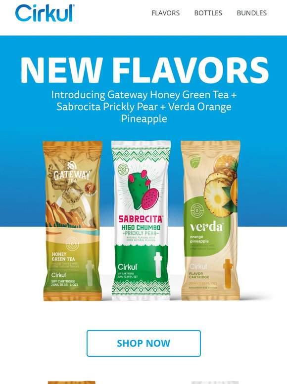 Cirkul: Your Favorite Brands Have New Flavors! | Milled