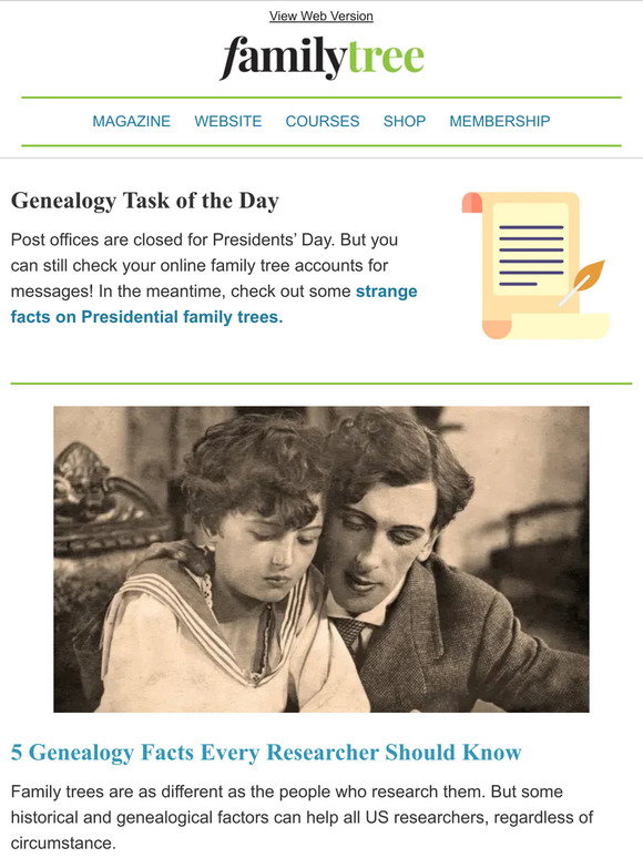 Family Tree Magazine: 5 Genealogy Facts Every Researcher Should Know ...