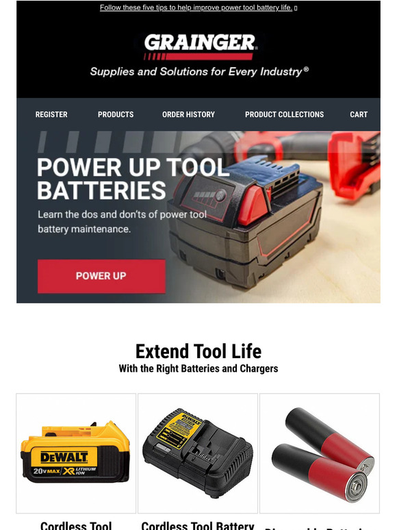 Grainger Email Newsletters: Shop Sales, Discounts, and Coupon Codes