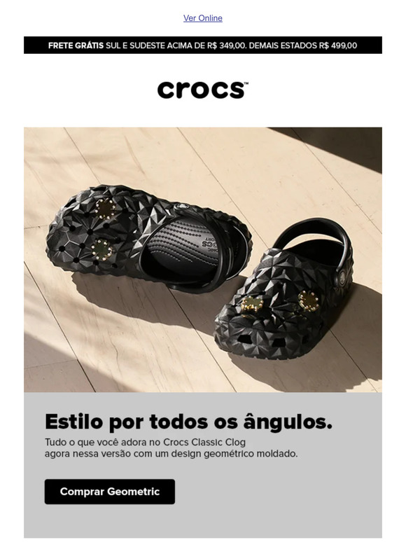 Crocs: Conheça a nova linha Geometric 😍 Estilo por todos os ângulos 📐 ...